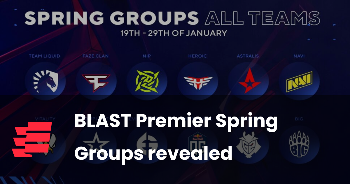 BLAST Premier Spring Groups revealed | esports.gg